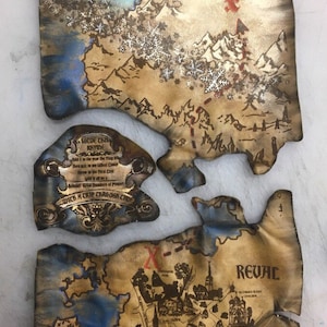 Custom Leather Maps - Etsy