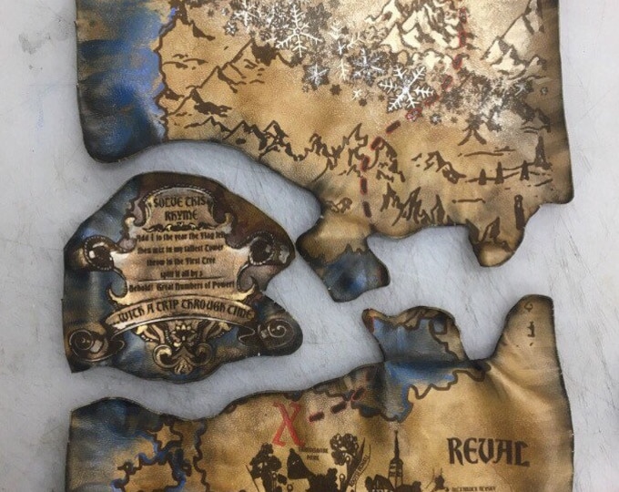 Custom Leather Maps - Etsy