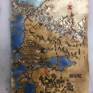 Custom Leather Maps - Etsy