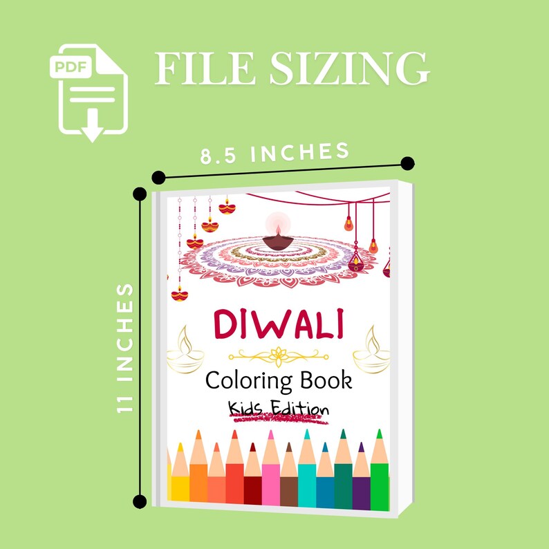 Diwali Coloring Book: Festive Pages for Toddlers (digital Download) - Etsy