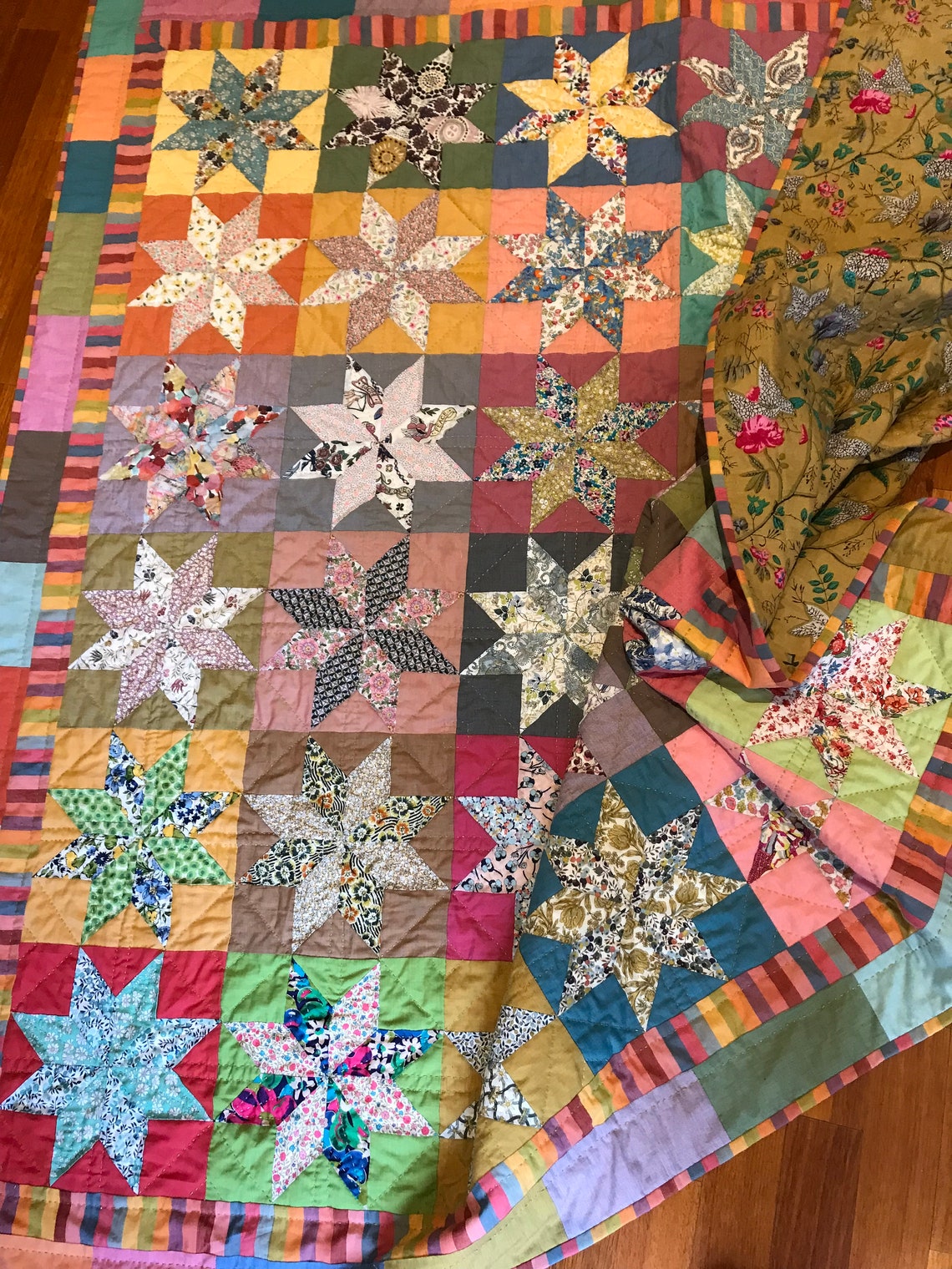 Ab Digital Sb Vintage Stars by Sandra Boyle PDF File - Etsy