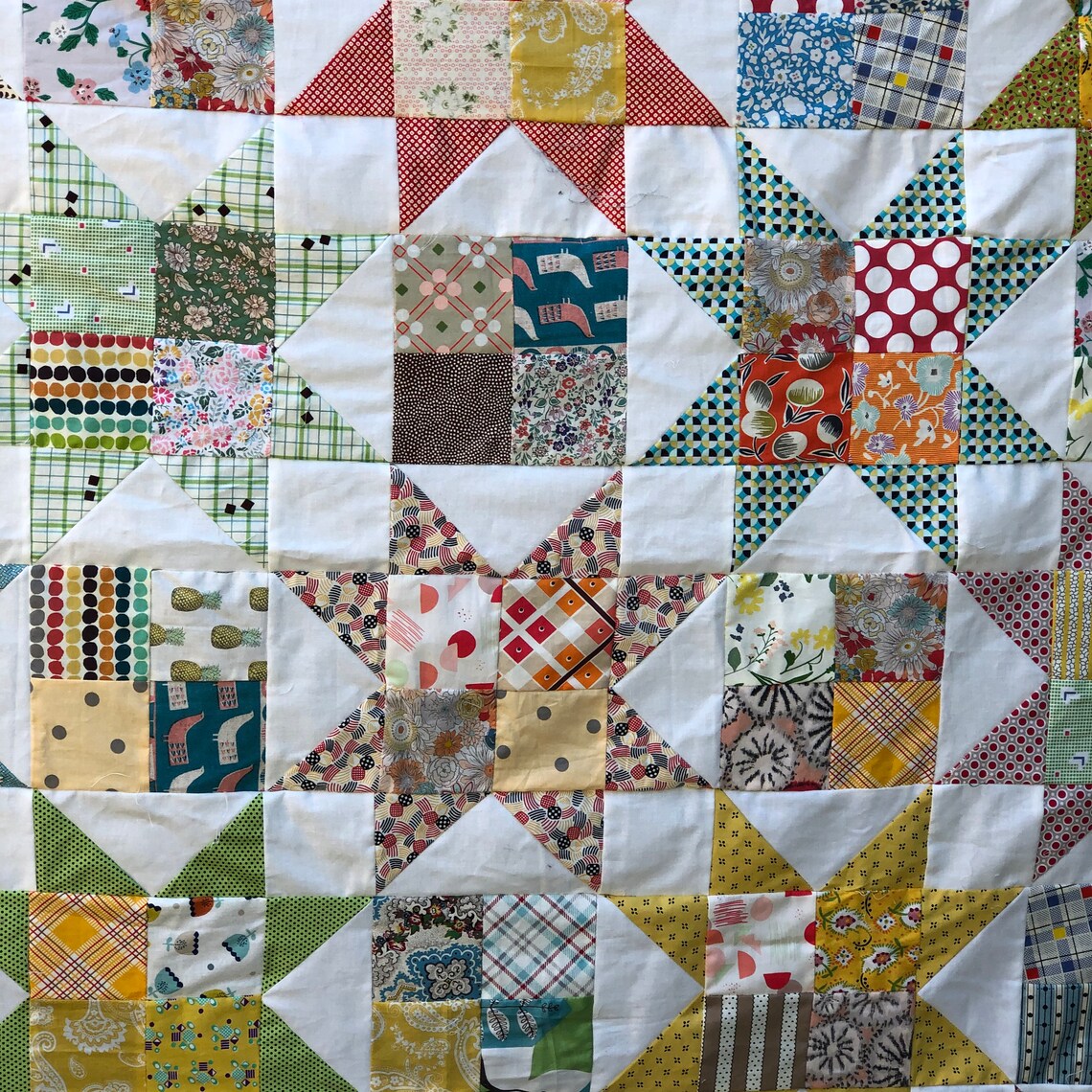 Ab Digital Cv A Brighter Star Quilt Pattern | Etsy