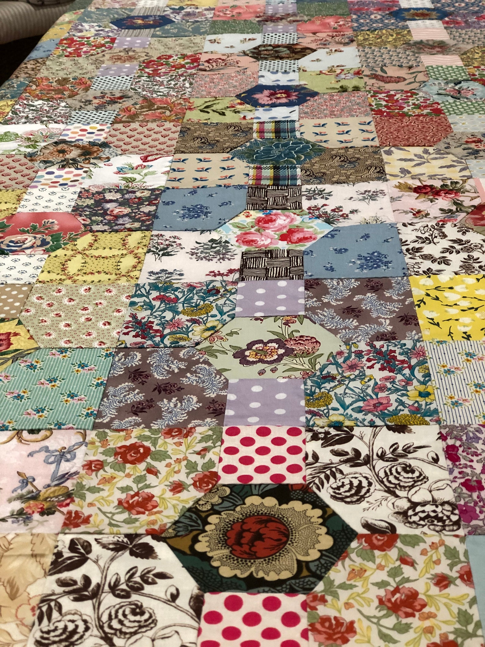 B Flower Bed Pattern With Template Set - Etsy