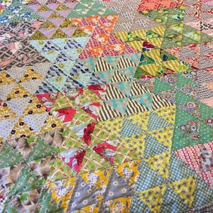 Catty Corner Quilt Pattern PDF Download Modern Log Cabin - Etsy