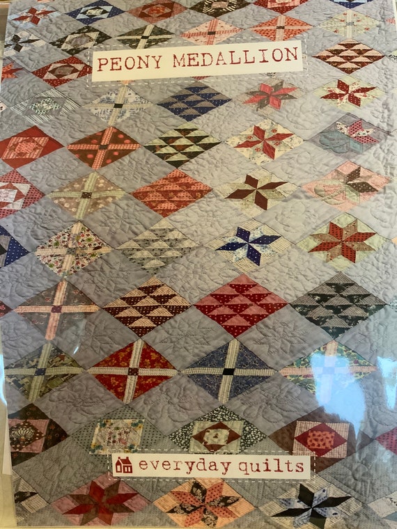 Ab Digital Sb Peony Medallion Quilt Pattern by Sandra Boyle - Etsy