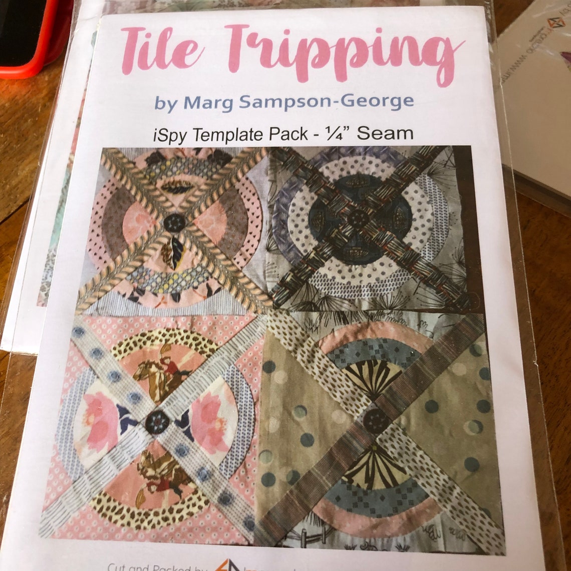 Msg Tile Tripping Pattern and Template Set | Etsy