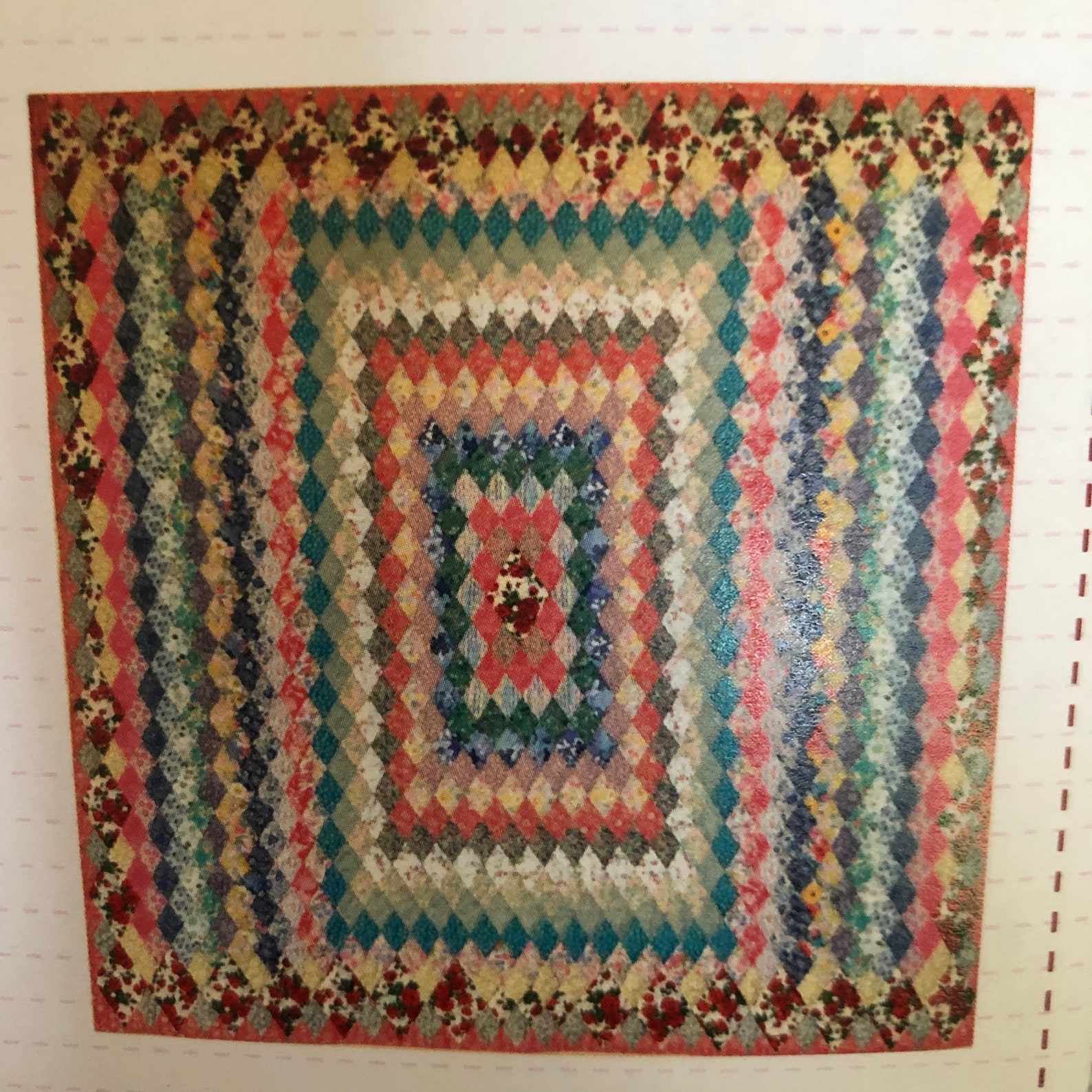 Ab Digital Sb Roses Are Red Quilt Pattern by Sandra Boyle PDF - Etsy