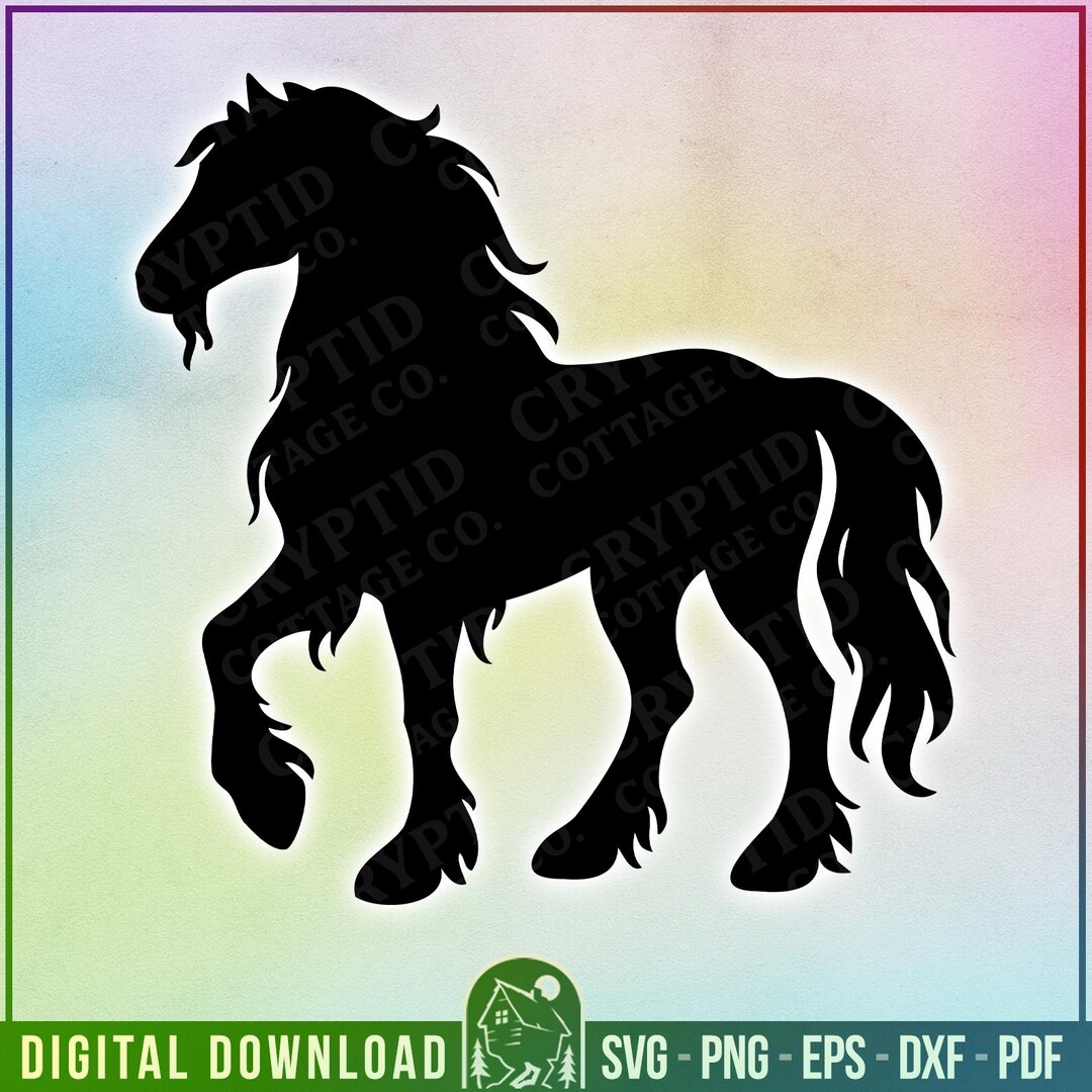 Kelpie SVG: Mythical Water Horse Silhouette (digital Download) - Etsy