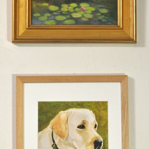 Yellow Labrador Retriever Print, Labrador Portrait Art Print, Yellow ...