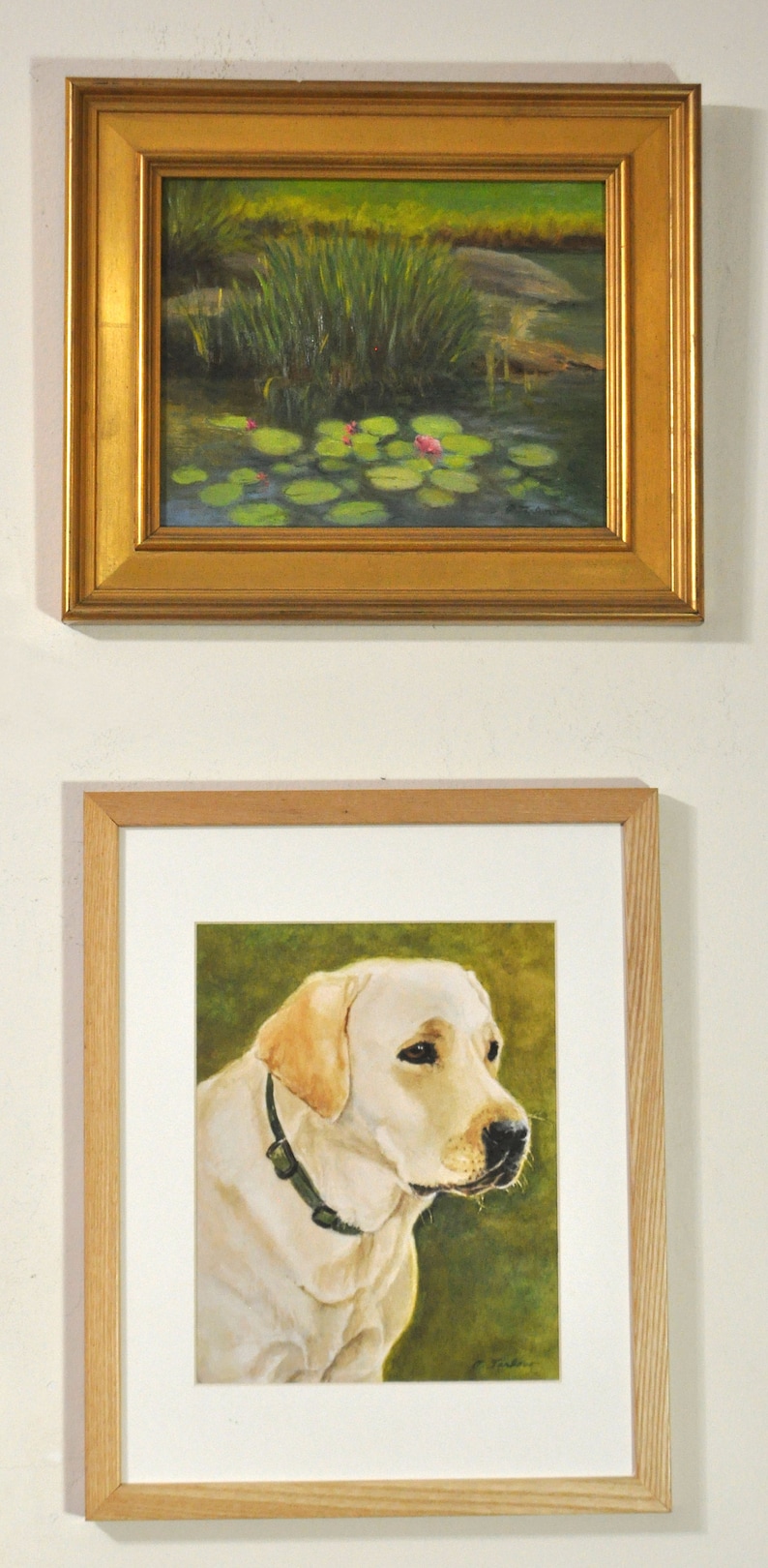 Yellow Labrador Retriever Print, Labrador Portrait Art Print, Yellow ...