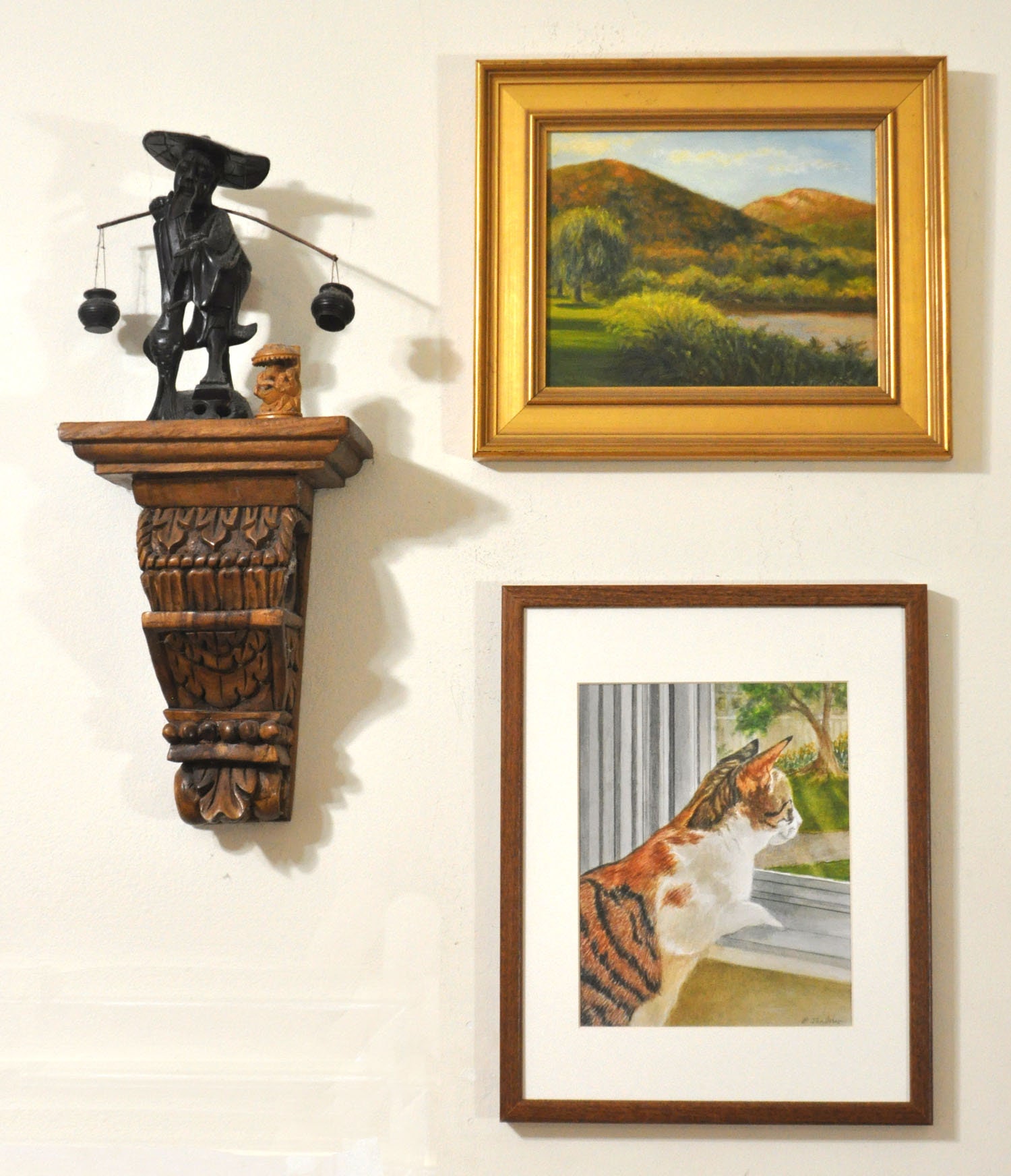 Orange Tabby Print Orange and White Tabby Cat Art Calico - Etsy