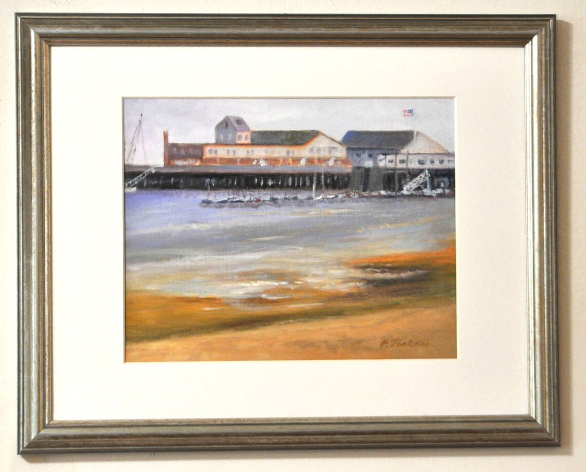 Provincetown Art Fisherman's Wharf Cape Cod Landscape - Etsy