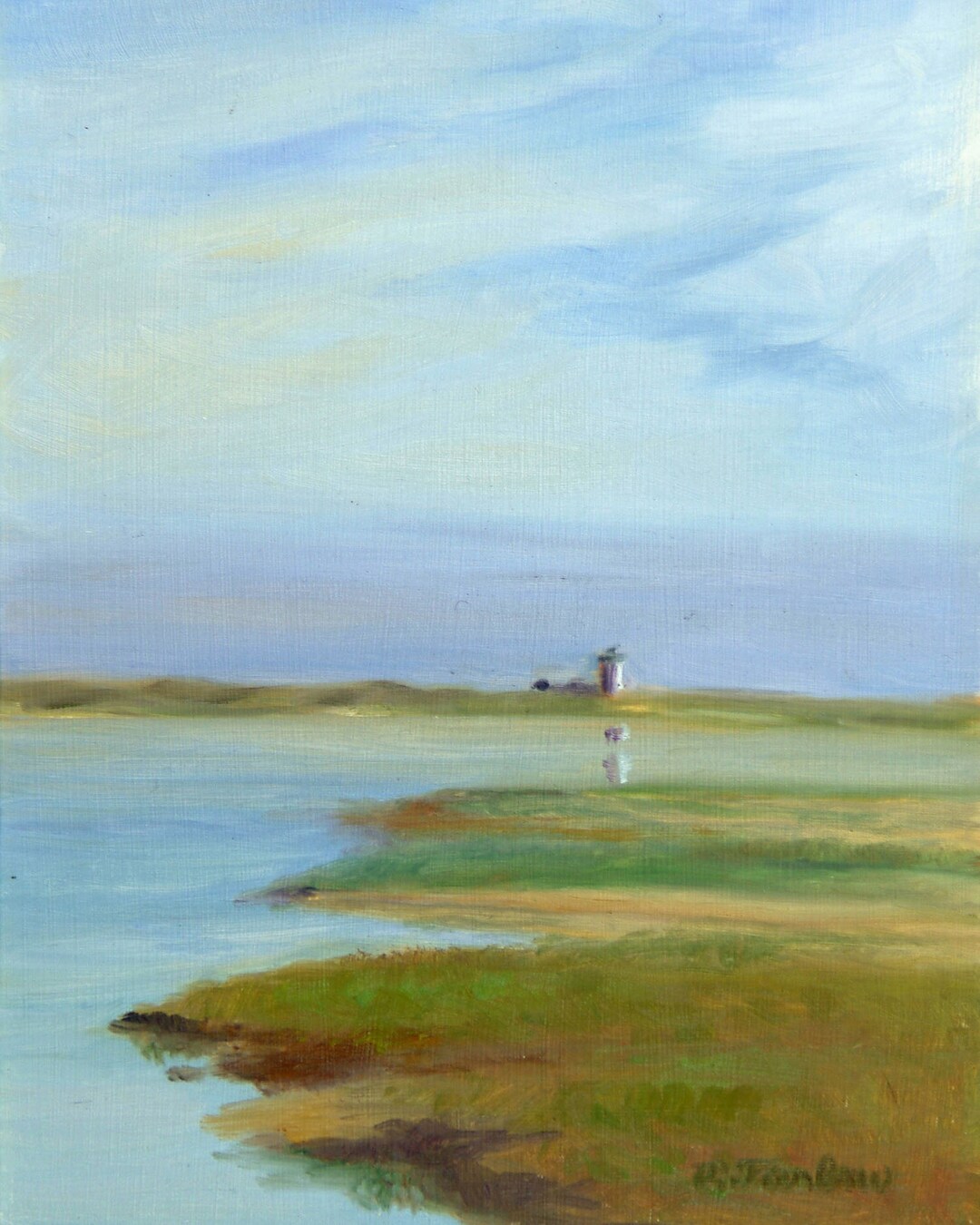 Cape Cod Landscape Art Print, Highland Lighthouse, P-town Moors ...