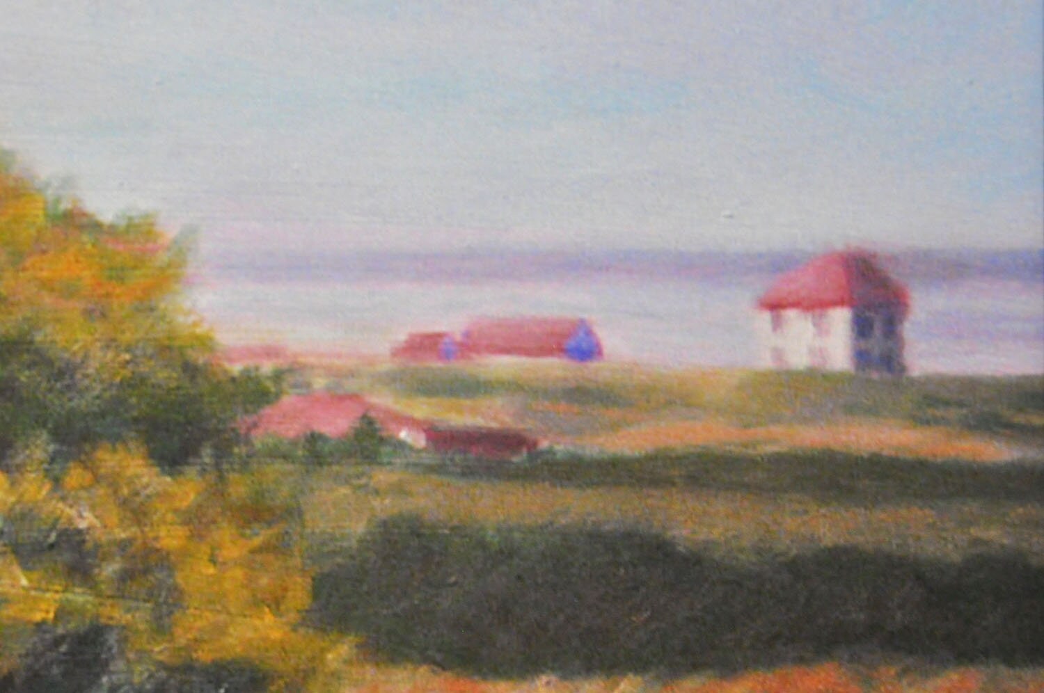 Cape Cod Dunes and Beach Houses Art Print Cape Cod Landscape | Etsy