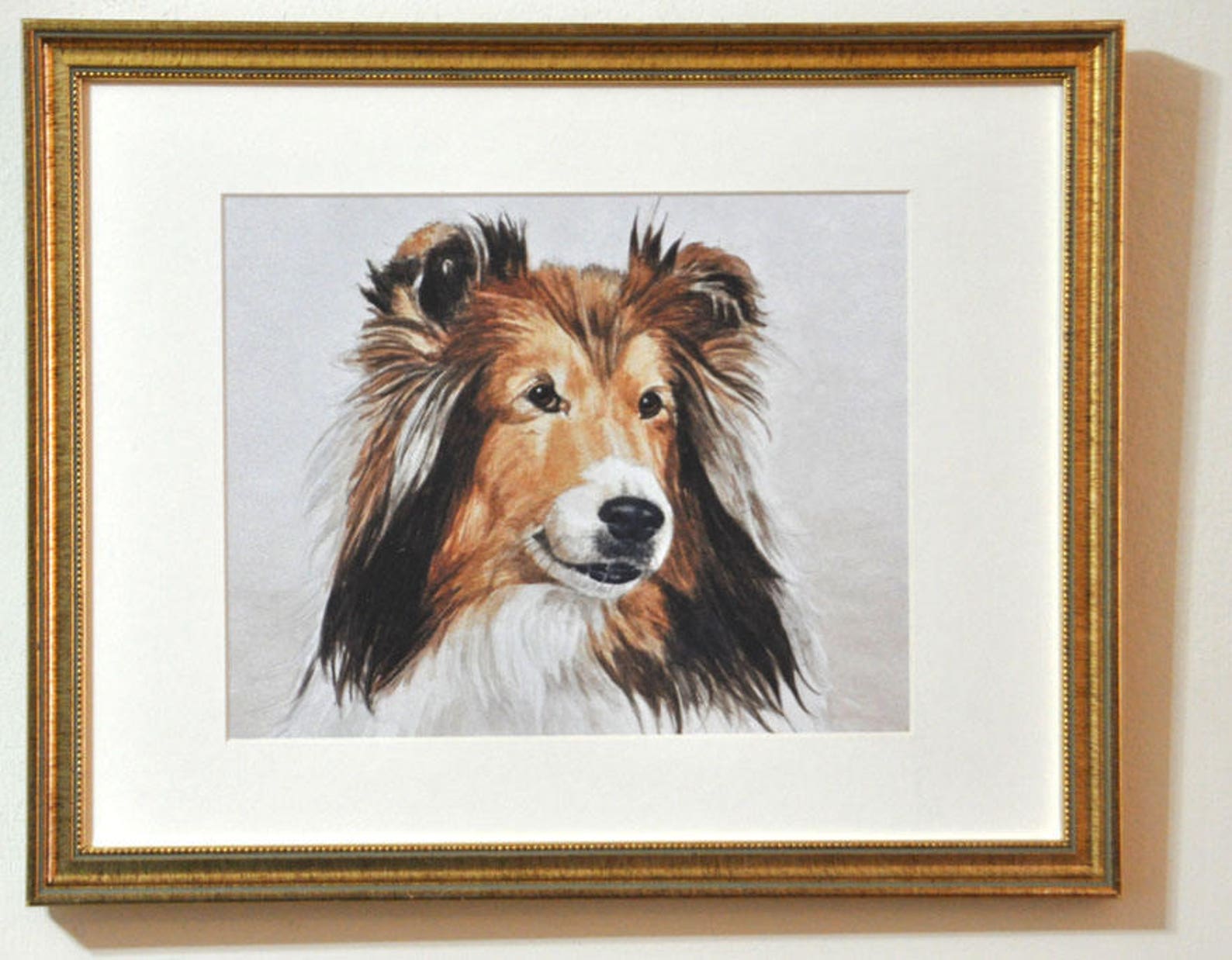 Shetland Sheepdog Art Print, Sheltie Dog Art, Sheltie Watercolor, Dog ...
