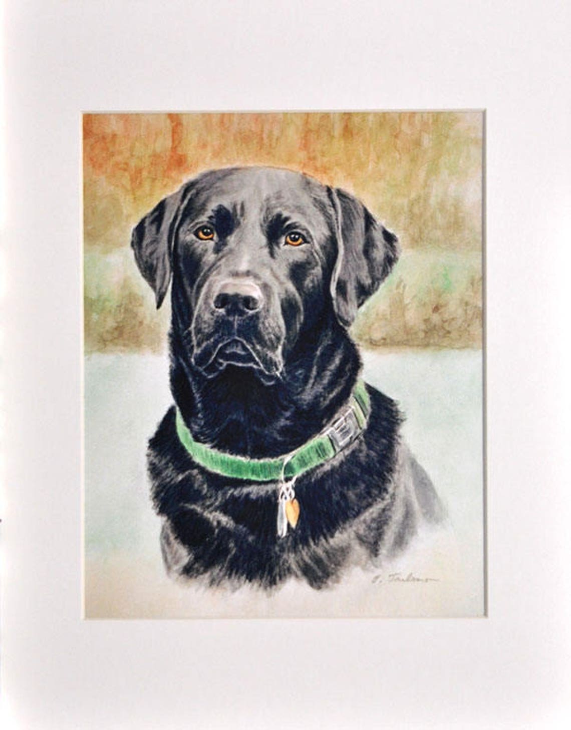 Black Labrador Retriever Art Print Labrador Retriever Art | Etsy