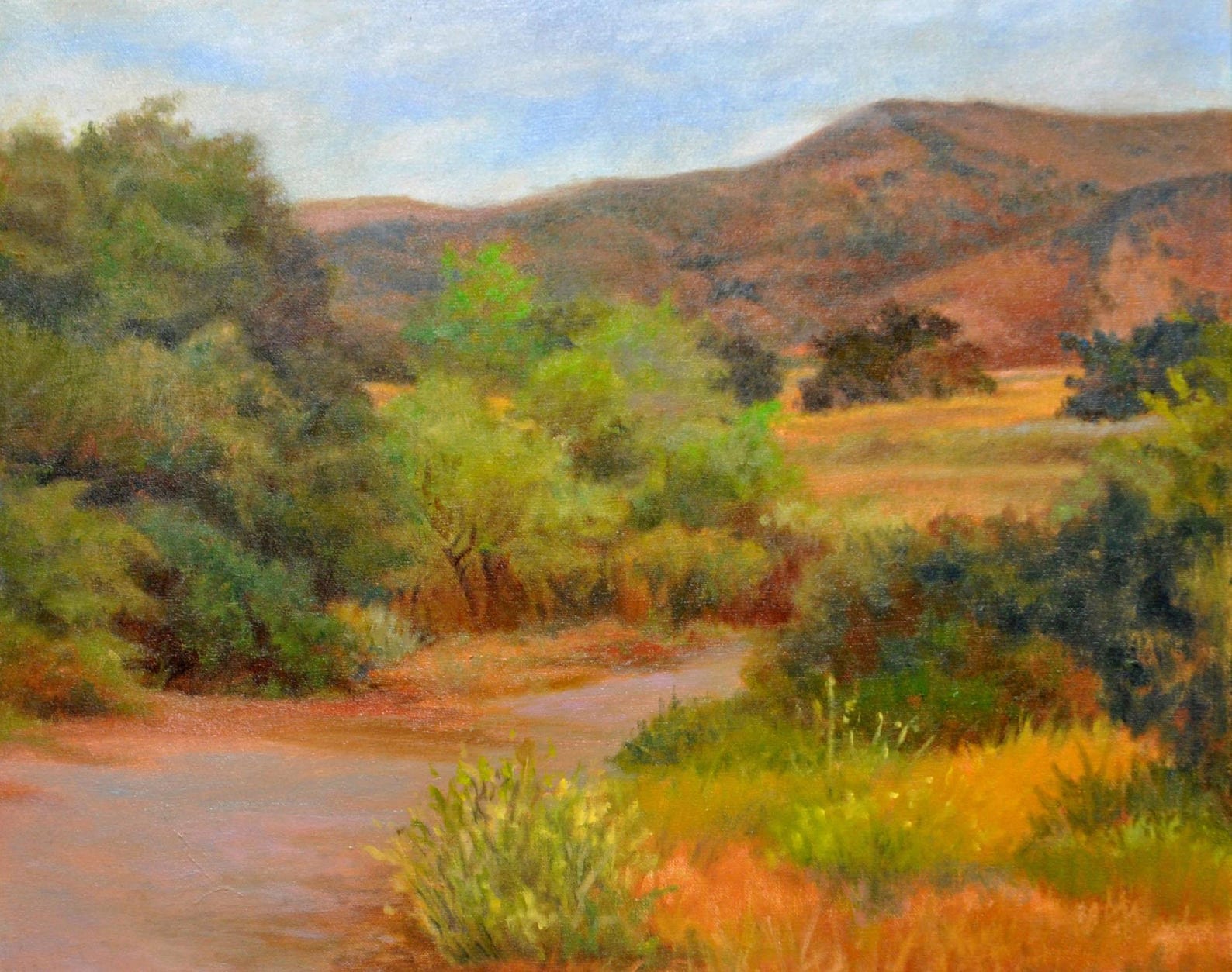 Calfornia Landscape Art Print, Paramount Ranch Landscape Scene, Home ...