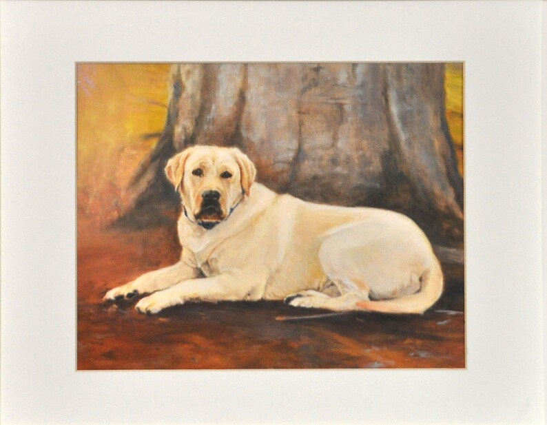 Yellow Labrador Retriever Art Labrador Retriever Print - Etsy