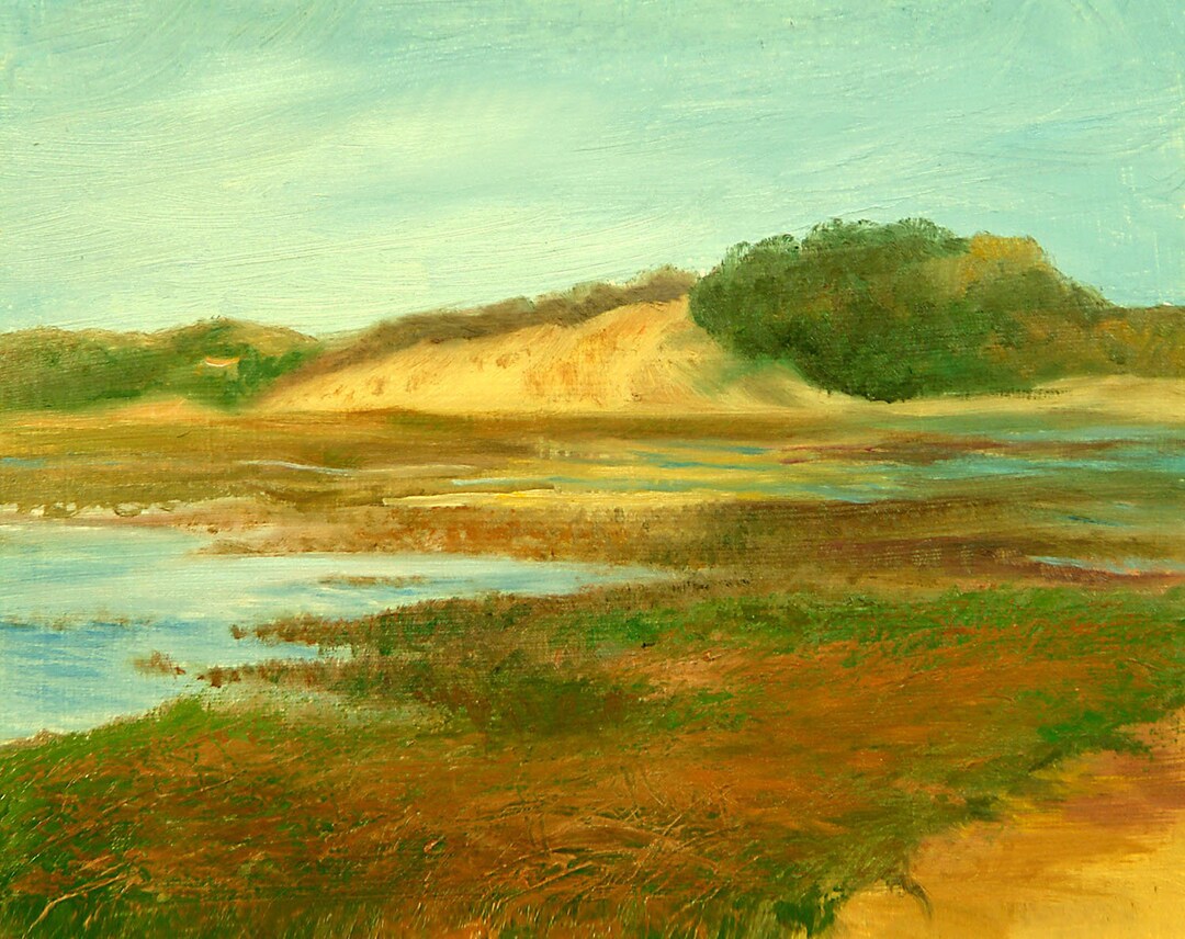 Cape Cod Art Print, P-town Cape Cod Landscape Art, Provincetown Moors ...