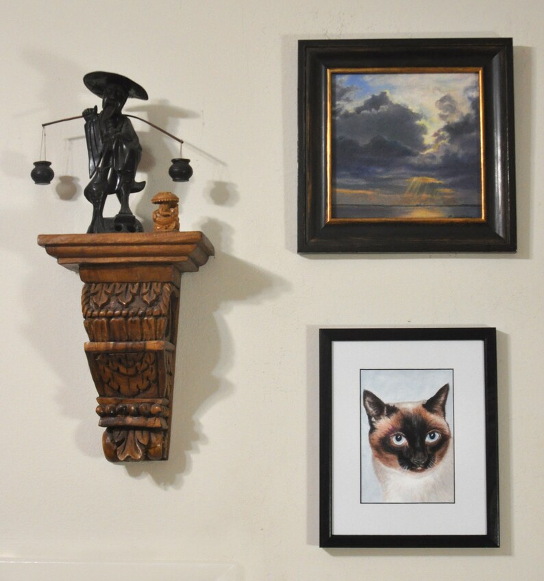 Siamese Cat Art, Siamese Cat Watercolor Print, Sealpoint Siamese Cat ...