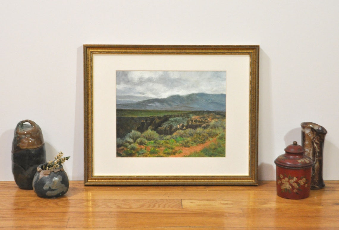 New Mexico Art Print Southwest Landscape Rio Grande Gorge | Etsy