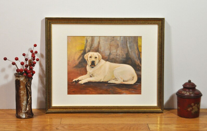 Yellow Labrador Retriever Art Labrador Retriever Print - Etsy