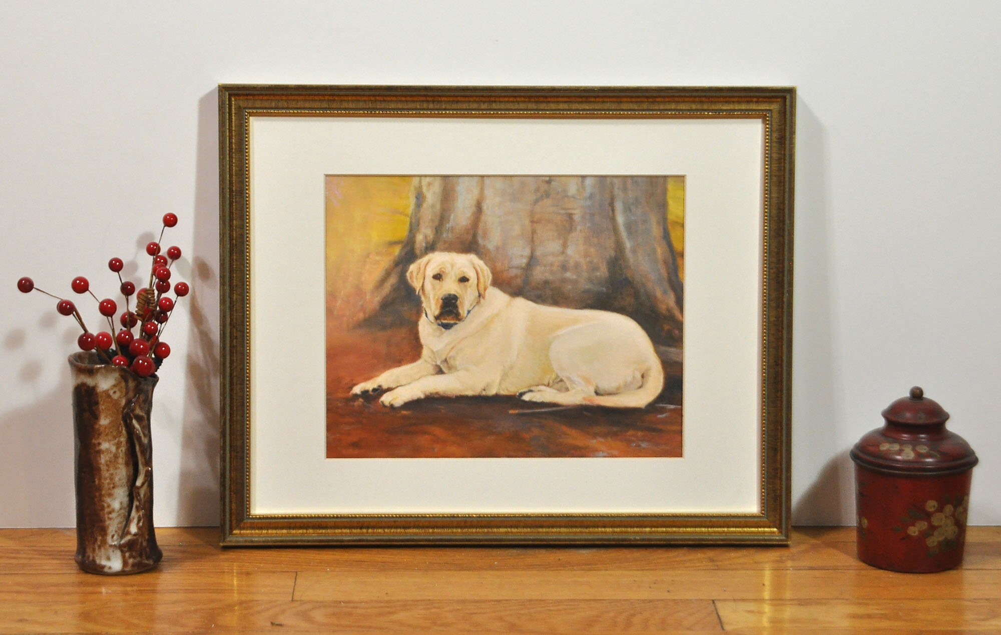 Yellow Labrador Retriever Art Labrador Retriever Print | Etsy