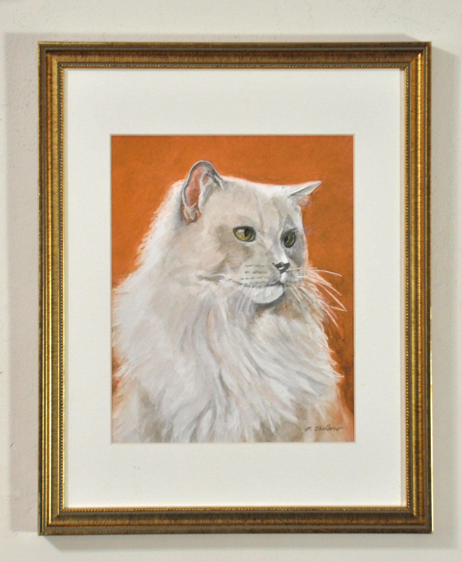 Ragdoll Cat Art, Ragdoll Cat Watercolor Print, Cat Portrait, White Long ...