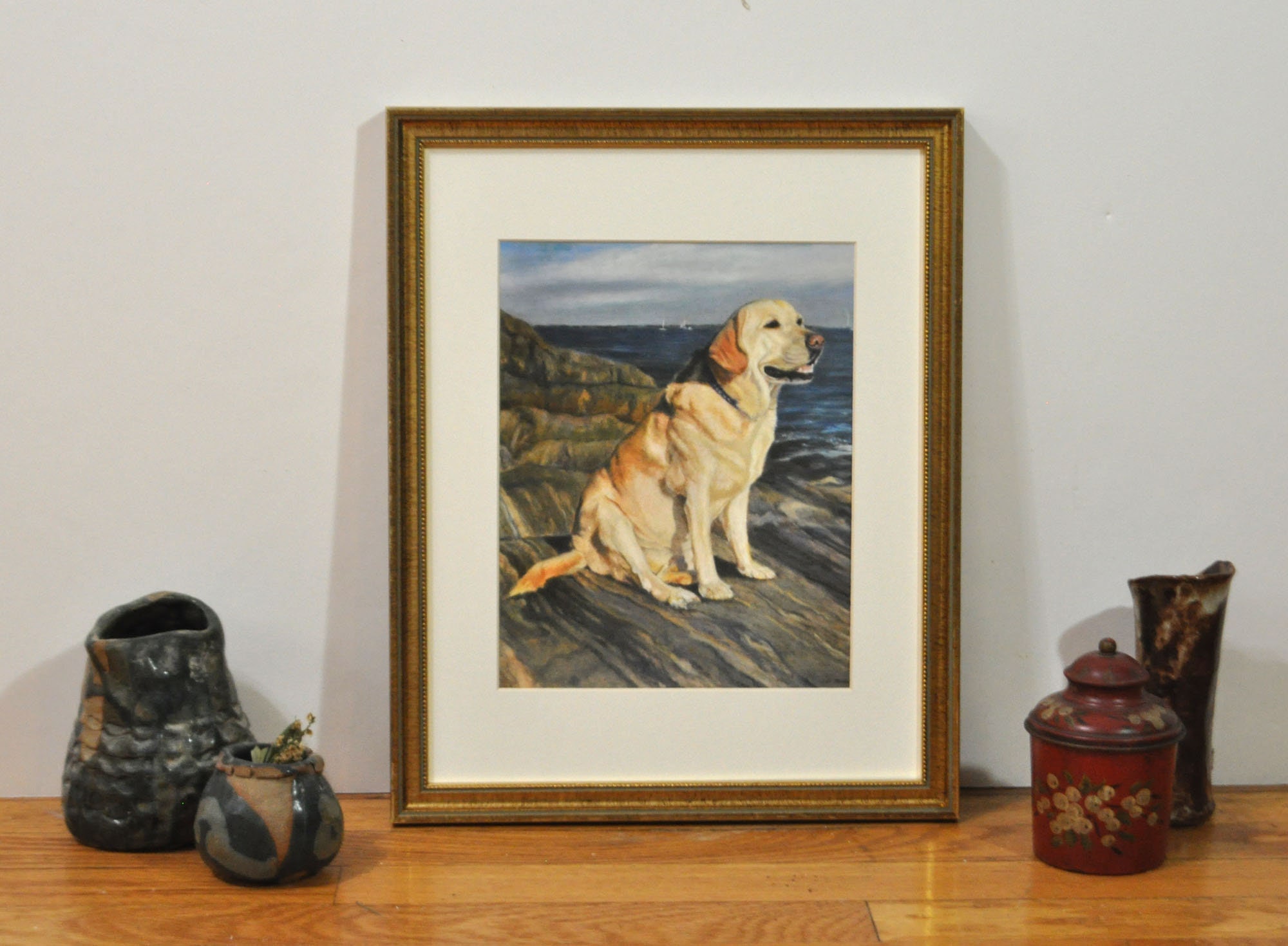 Yellow Labrador Retriever Art Print Yellow Lab Print Yellow | Etsy