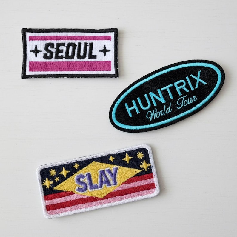 Kpop Demon Hunters Patches : Rumi Jacket Patch Set, Anime Iron-on ...