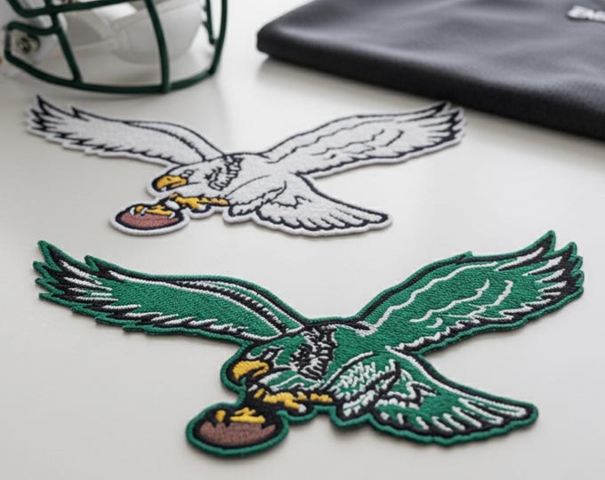 Sequin Philadelphia Eagles Chenille Patch, Eagles Patch, Football, Game ...