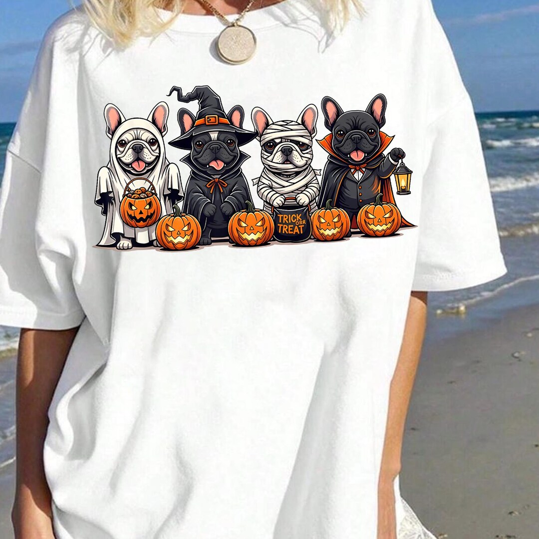Mummy French Bulldog Halloween French Bulldog Witch Dog Mom Png, Cute ...