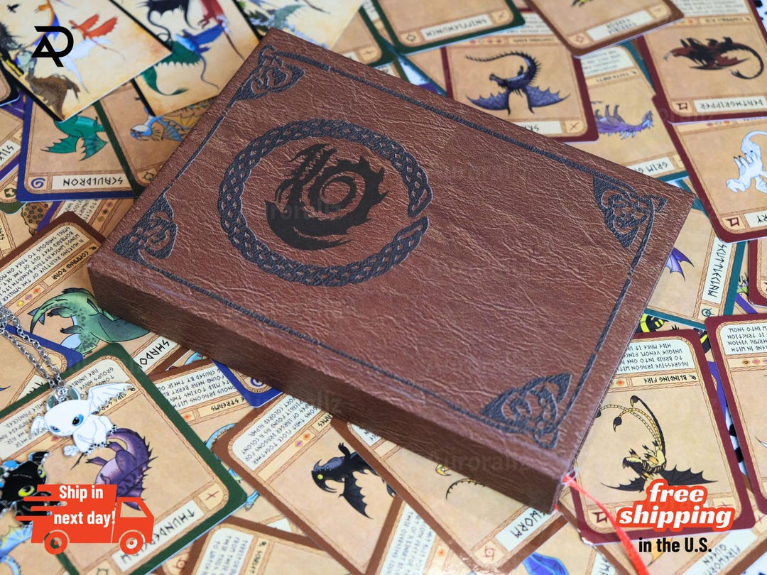 HTTYD Dragonbook, Book of Dragons, Gift for Dragon Fans. - Etsy