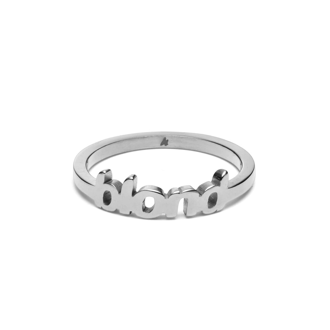 Frank Ocean Blond Album Ring: Stainless Steel Music Jewelry - Etsy
