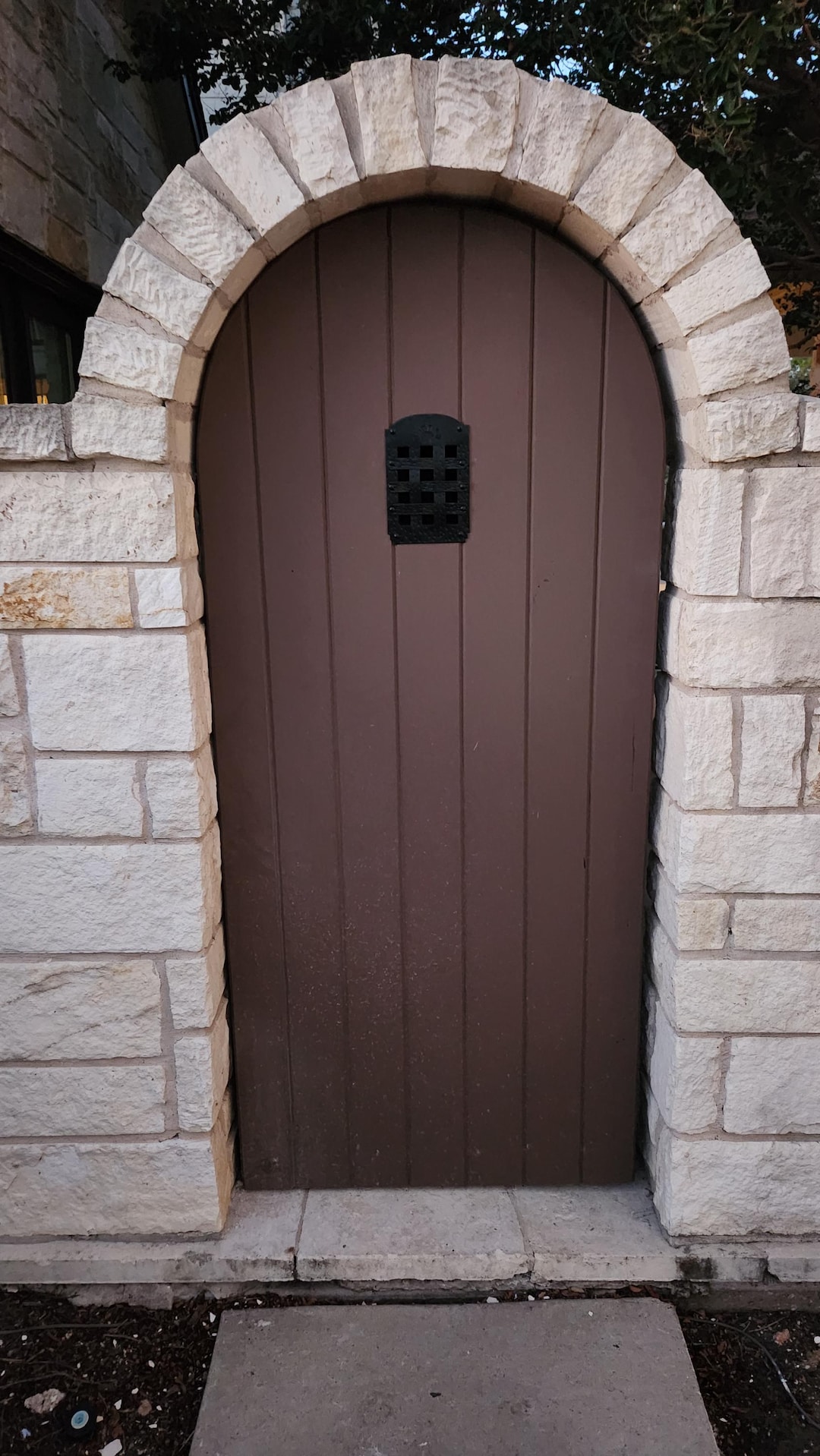 Handmade Arched Wood Gate Blank: Fairyland Pathways (30-44" Wide, up to ...