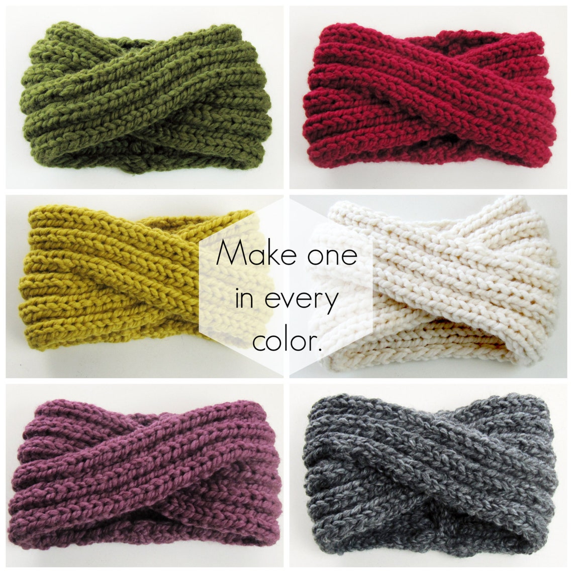 Infinity Headband Knitting Pattern Ear Warmer Knitting - Etsy Denmark