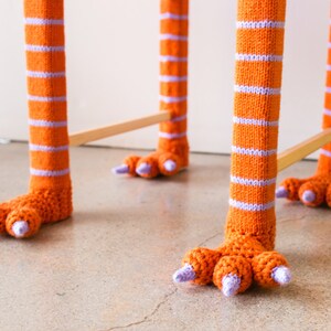 Whimsical Monster Chair Colorful Kids Furniture Yarn Bombed | Etsy