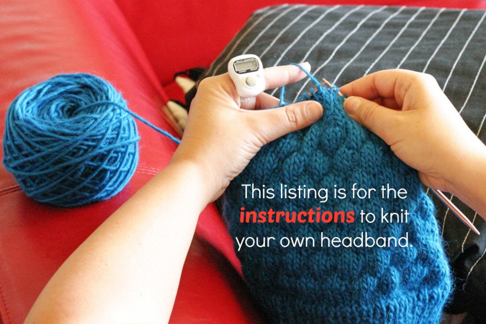 Infinity Headband Knitting Pattern Ear Warmer Knitting - Etsy Denmark