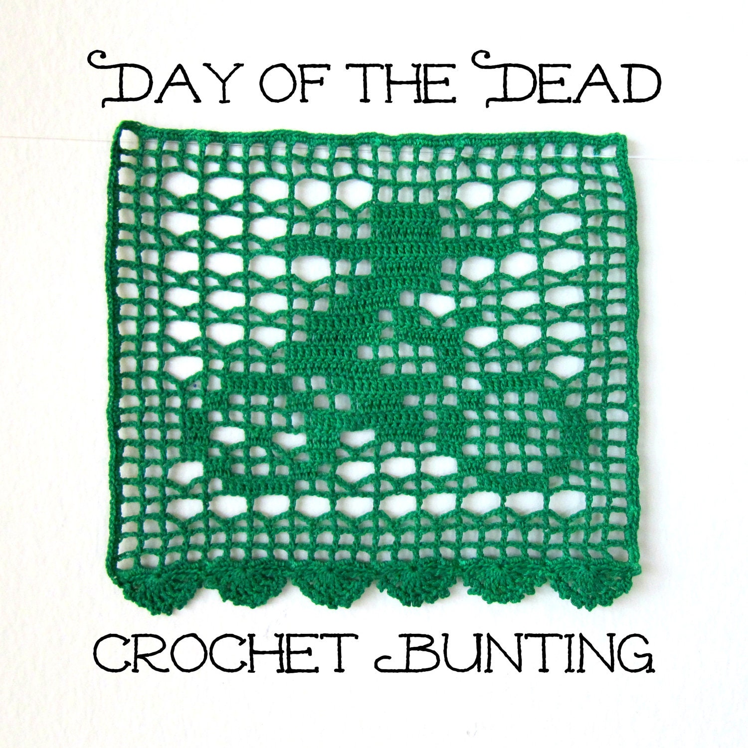 Day of the Dead Banner Crochet Pattern - Four Papel Picado Patterns ...
