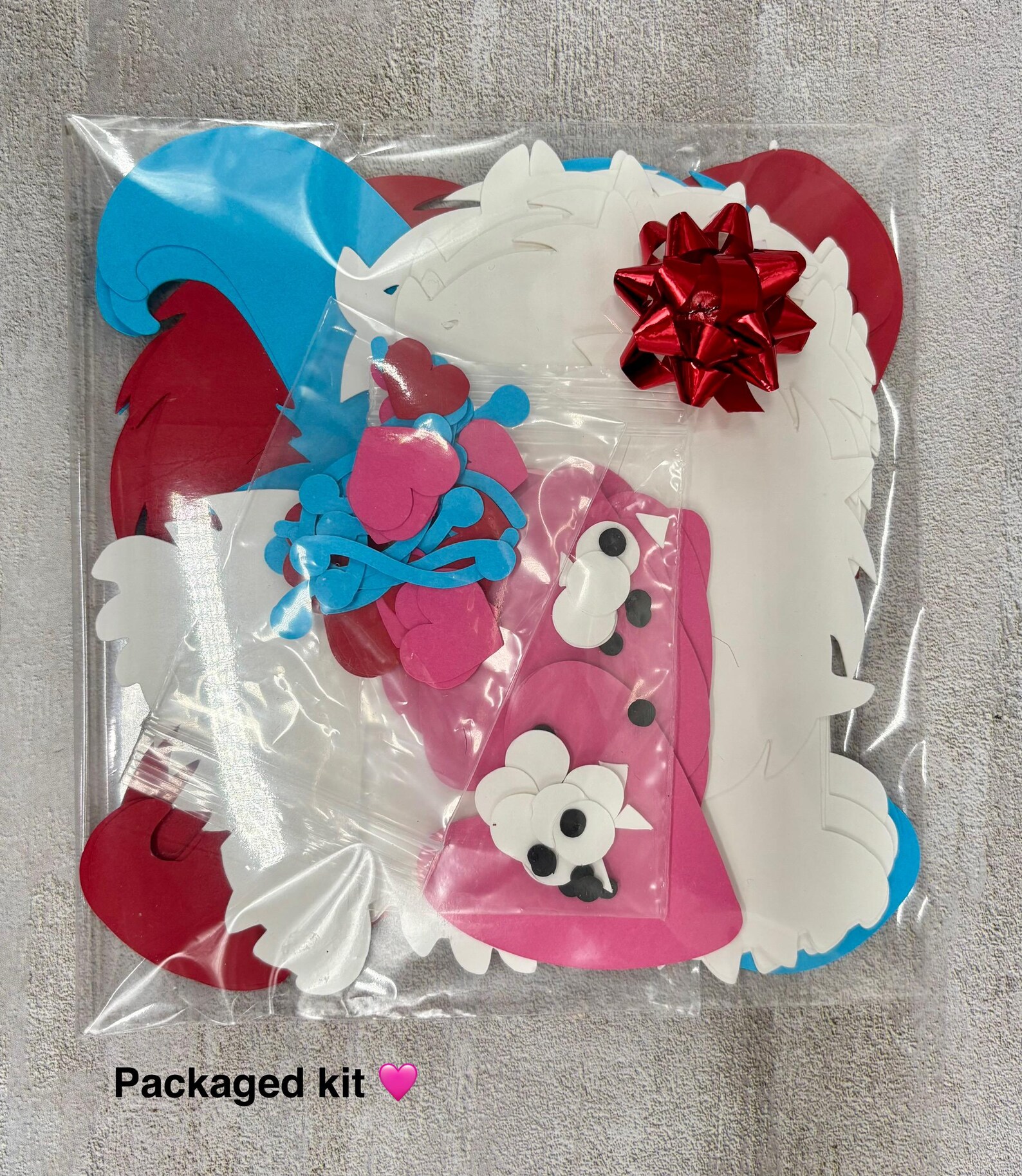 Love Monster Valentine Treat Card Kit - DIY Set of 10 - Etsy