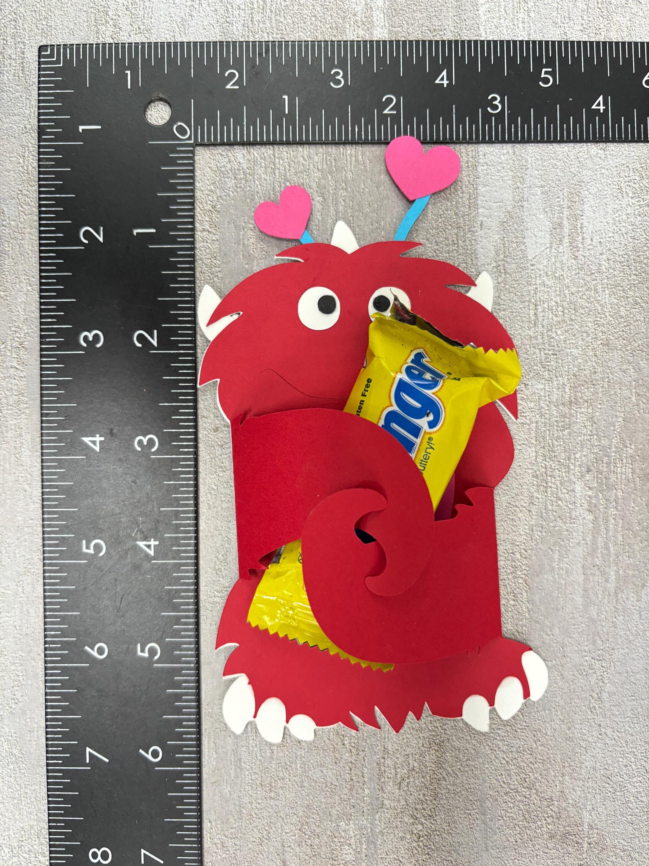 Love Monster Valentine Treat Card Kit - DIY Set of 10 - Etsy