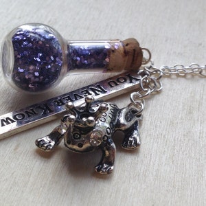 Magic Princess Dust Charmed Sterling Silver Necklace FREE DOMESTIC ...