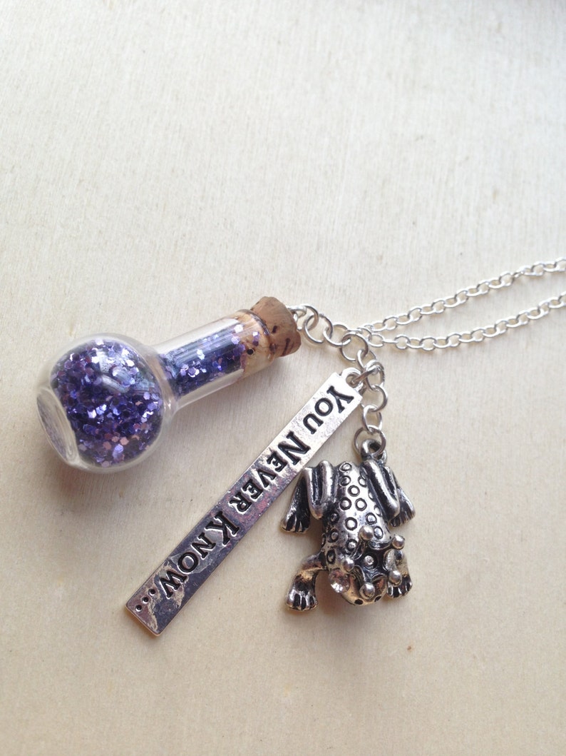 Magic Princess Dust Charmed Sterling Silver Necklace FREE DOMESTIC ...