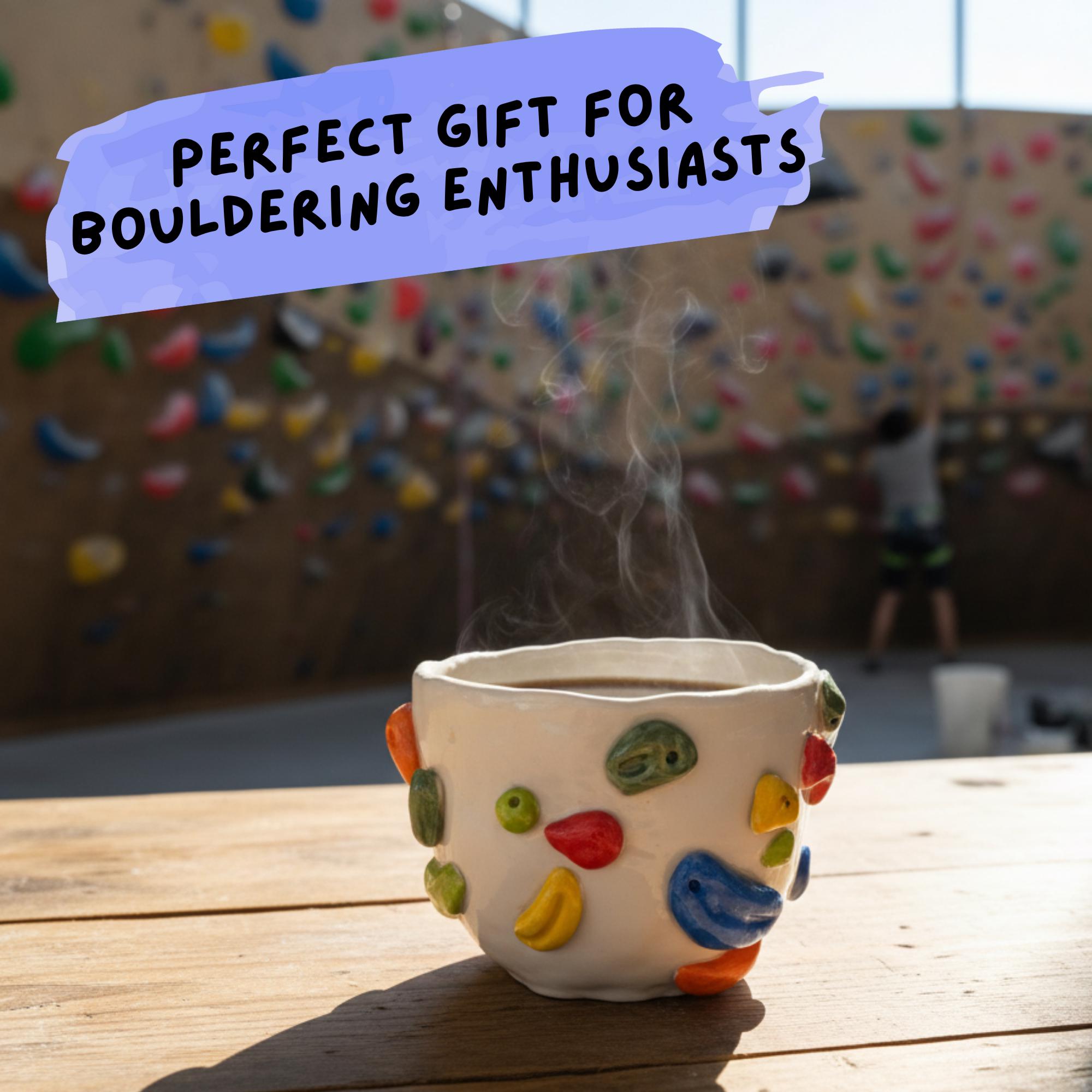 Rock Climbing Mug Custom Name Bouldering Mug Ceramic Climber Coffee Cup ...