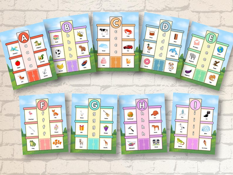 ABC Matching Activity Printable: Alphabet Busy Book for Toddlers ...