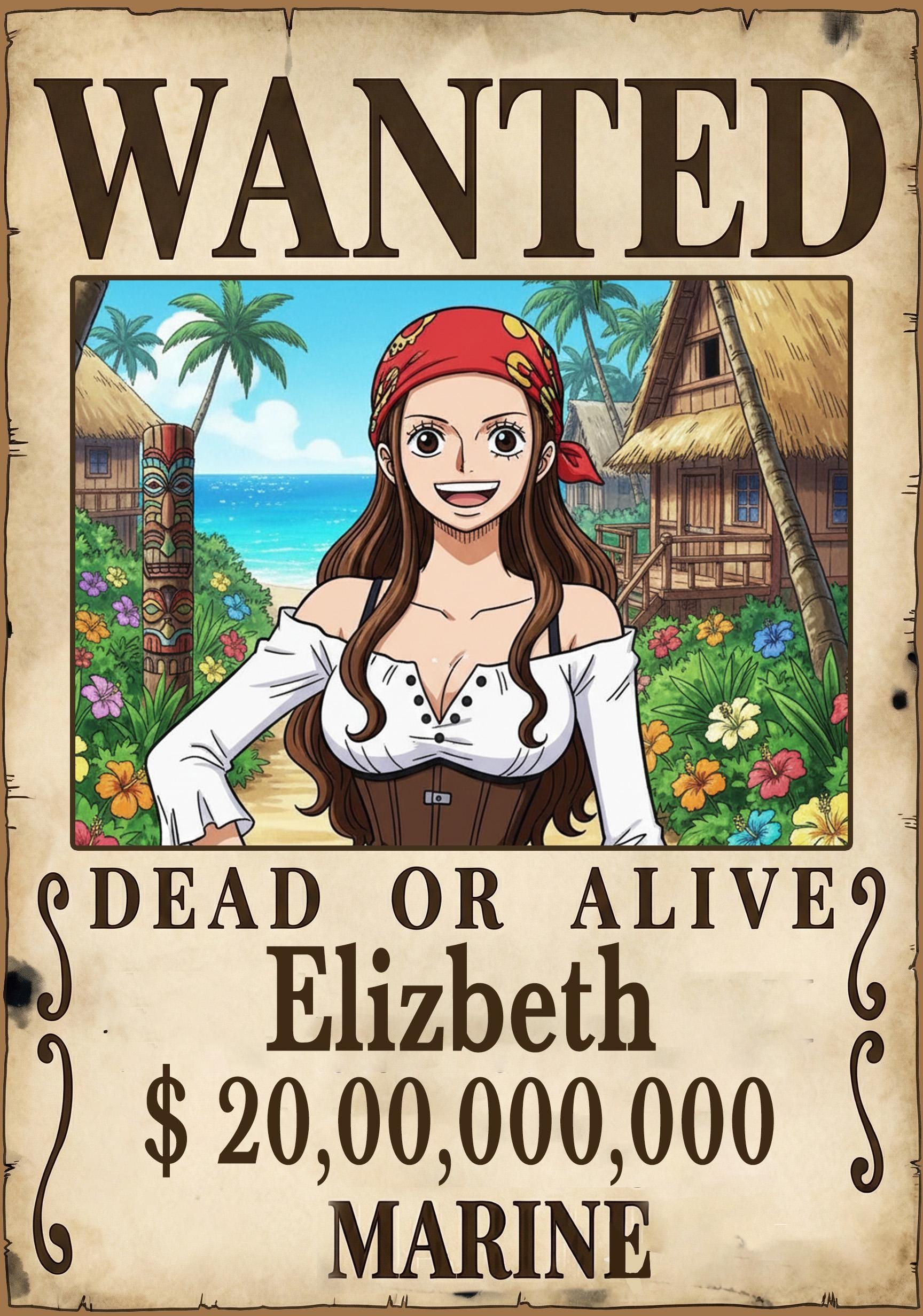 Custom Wanted Poster-personalized Pirate Portrait From Photo-couple ...