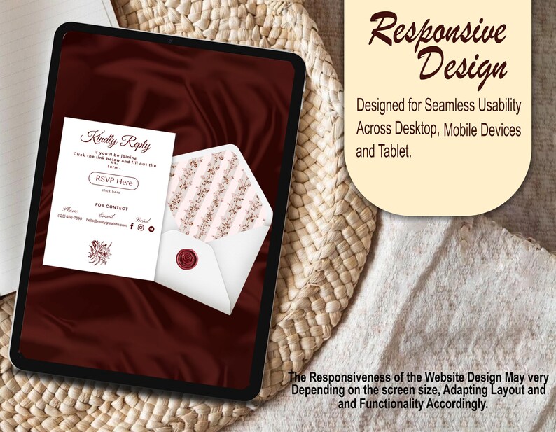 Old Money Wedding Website Template | Elegant Canva Web Invitation ...