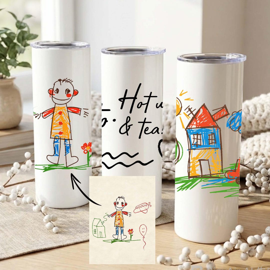 Custom 600ml/20oz Cup Upload Handwritten Manuscripts/children's ...
