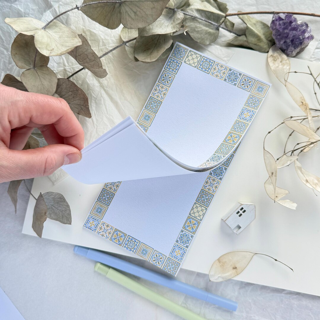 Handmade to Do List Notepad Tear-off Planner Pad 50 Sheets, Aesthetic ...