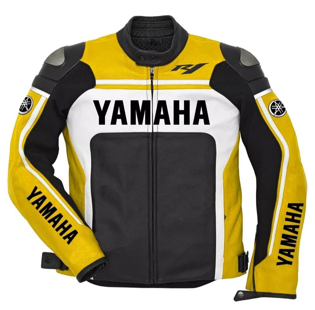 Men’s Yamaha Racing Jacket – Real Leather Motorcycle Biker Jacket ...